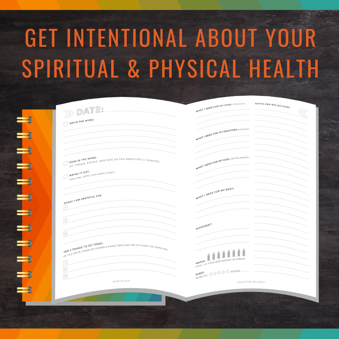 Move In Love 90 Day Wellness Journal Revelation Wellness